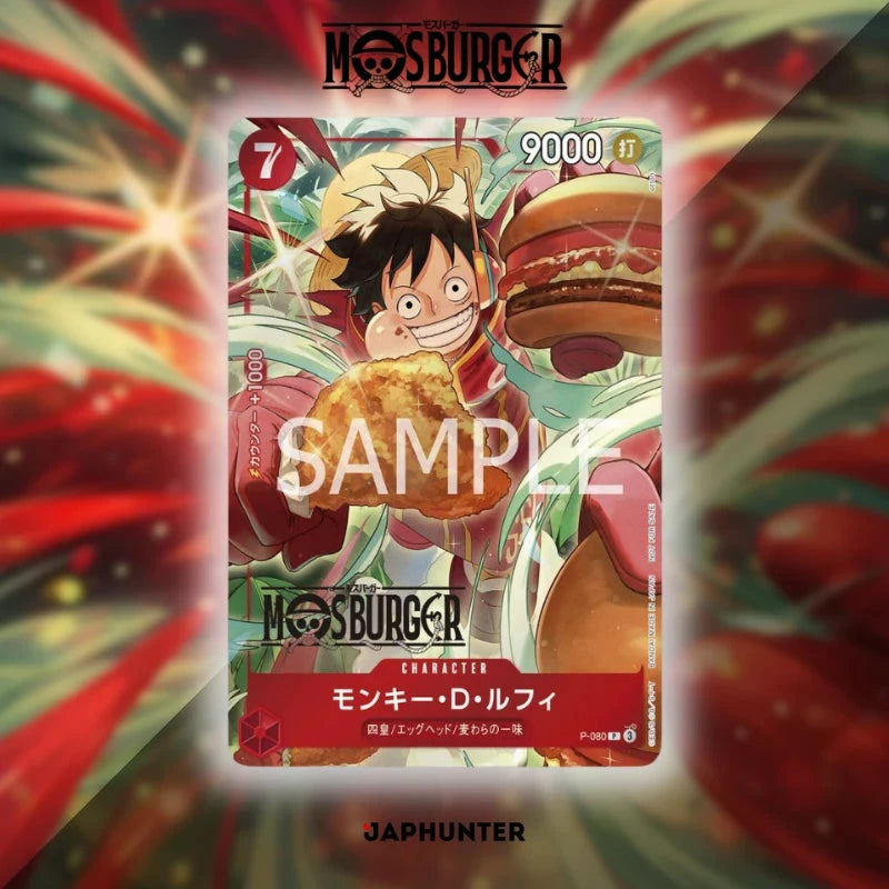 One Piece MOS BURGER x Monkey D. Luffy (Promo Japan Exclusive) – JapHunter