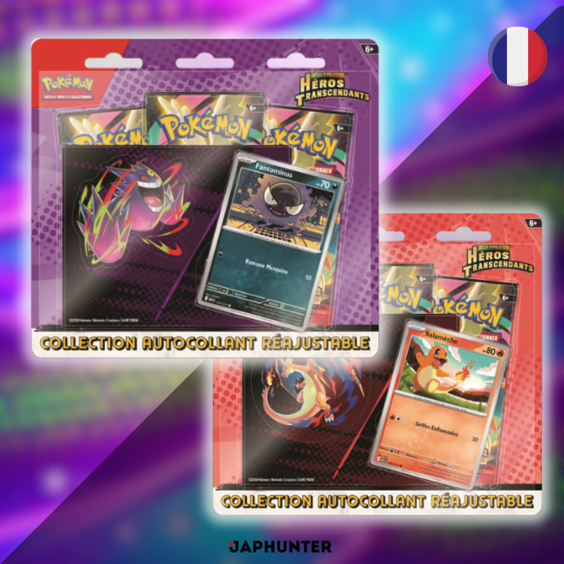 Pokémon – Héros Transcendants Adjustable Sticker Collection 1 Random ...